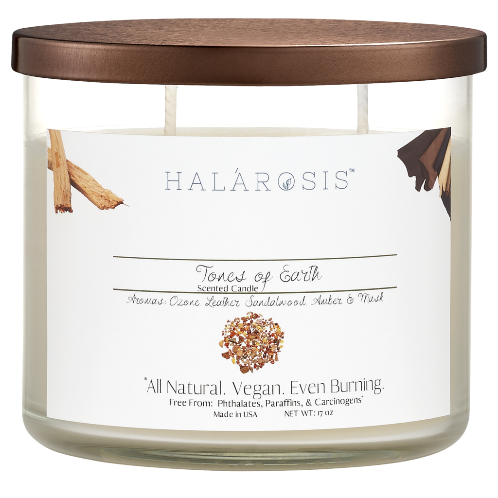 Earthy Aroma Candle - Tones of Earth - 17 oz Candle - Halárosis