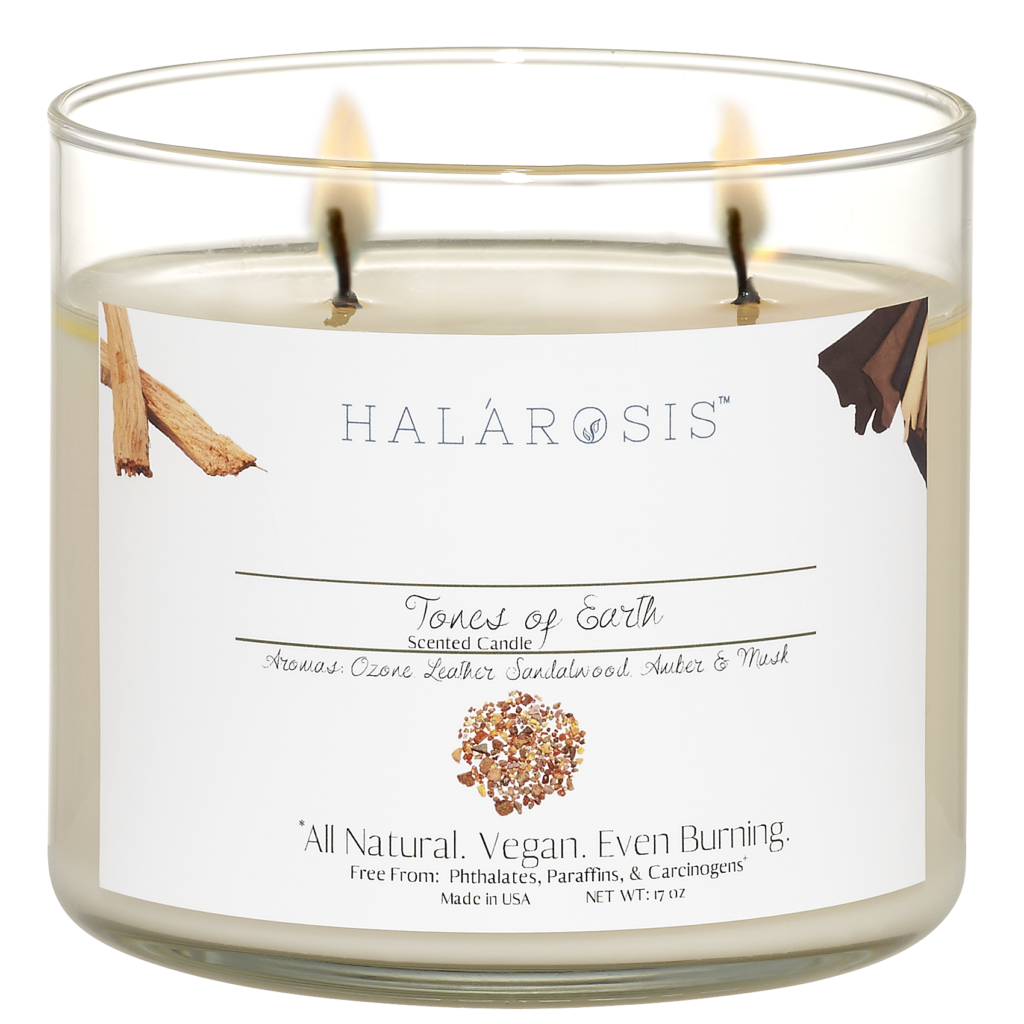 Earthy Aroma Candle - Tones of Earth - 17 oz Candle - Halárosis