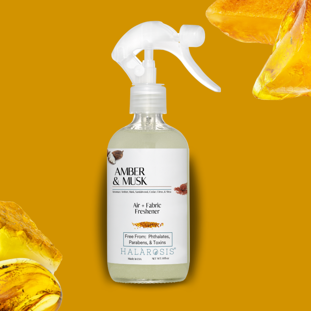 Amber Room Spray - Amber & Musk Scent- Halárosis