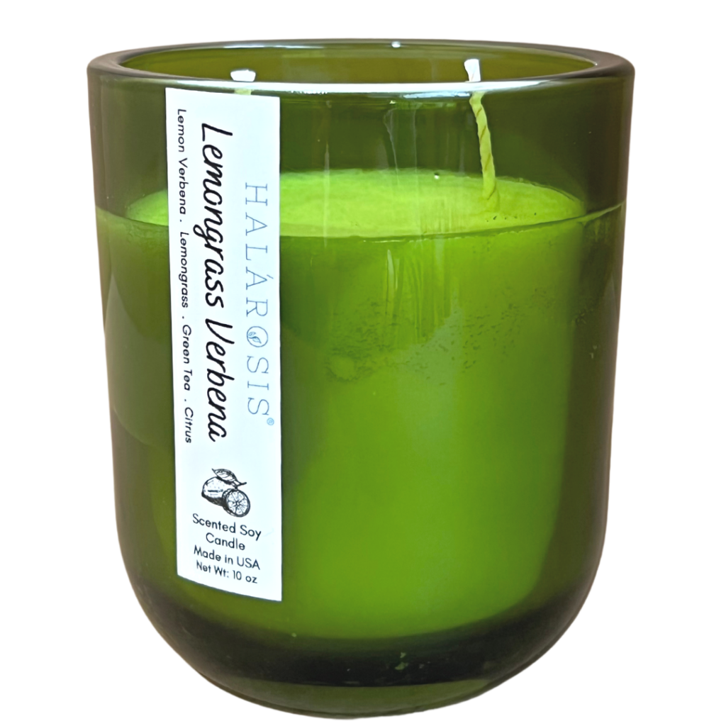 Best Lemongrass Candle - Lemongrass Verbena - Safe & Non-Toxic